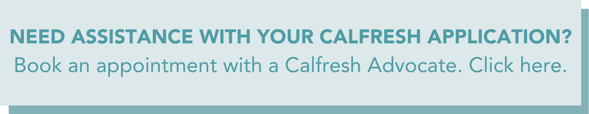 Calfresh | Basic Needs